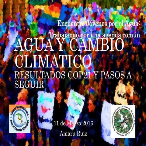 Agua y Cambio Climático | PPTX