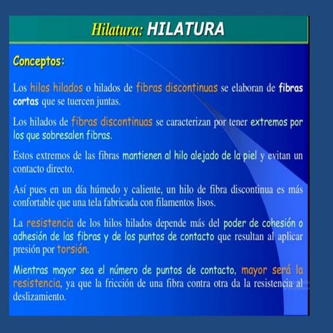 Hilatura | PPT