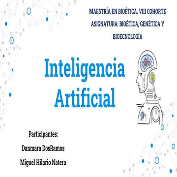 Presentación Inteligencia Artificial - DosRamos Natera | PPTX