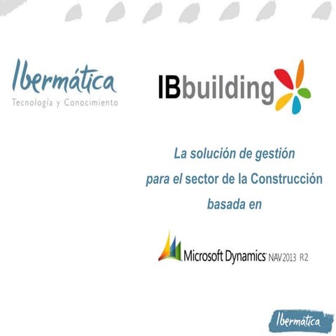 IB Building, el ERP mas innovador para la Construccion, basado en ...