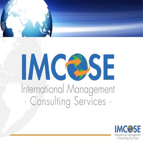 INTERNATIONAL MANAGEMENT CONSULTING SERVICES | PDF