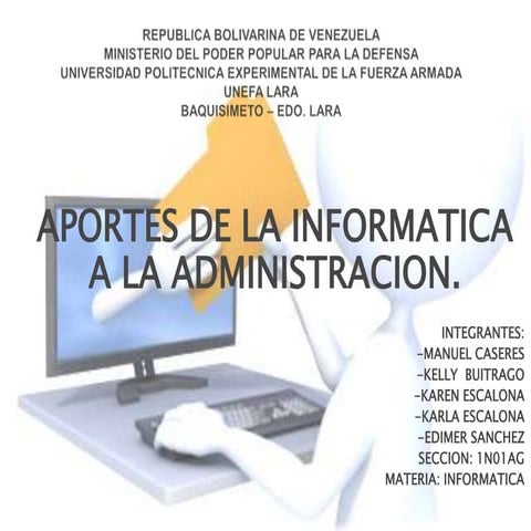 Presentación informatica | PPTX | Technology & Computing