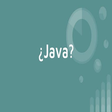 Presentación Java que explica los elementos iniciales de programación ...