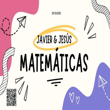 Matemáticas Presentación completa de la asignatura | PDF