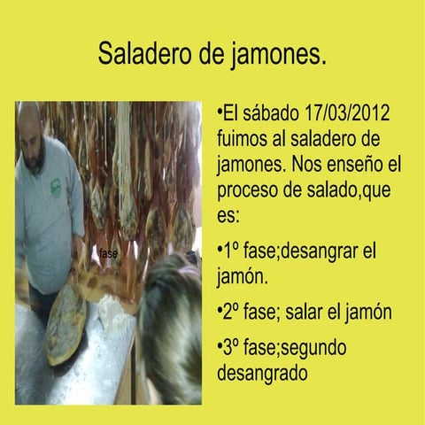 Saladero secadero de jamones (Profundiza Lanjarón 2012) | PPT