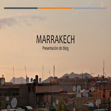 Presentación marrakech | PPT