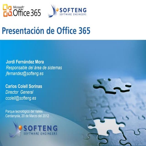 Presentacion Microsoft Office 365 | PDF