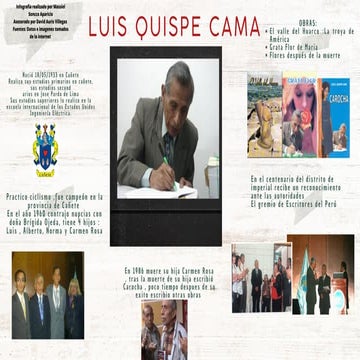 INFOGRAFIA DE LUIS QUISPE CAMA