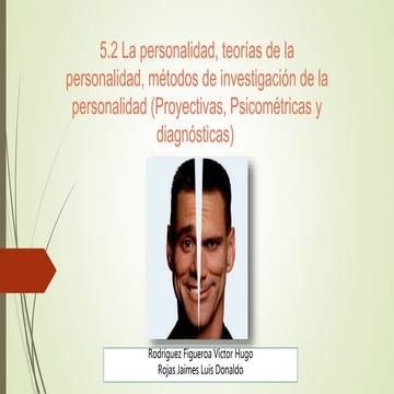 La personalidad.. | PPTX