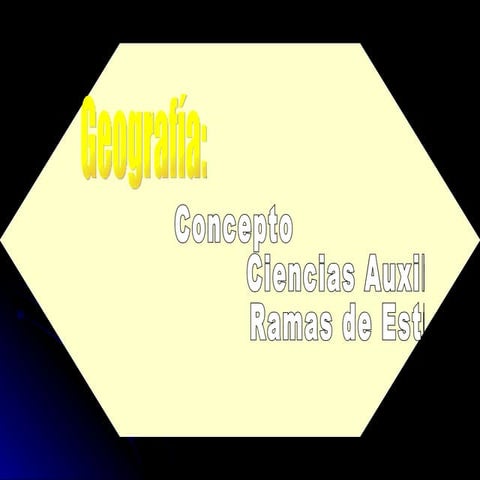 Presentación power de Geografía | PPT