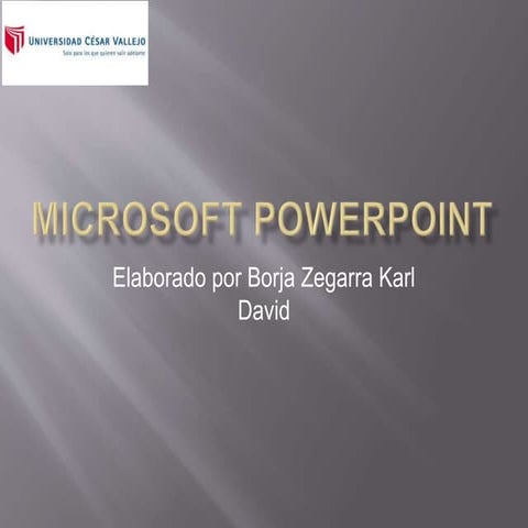 Presentación aplicaciones power point | PPTX | Technology & Computing