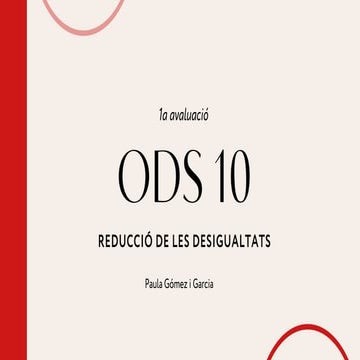 Presentación ODS 10 para valenciano. Bonita | PPT