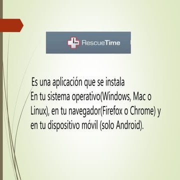 Presentación rescuetime | PPTX