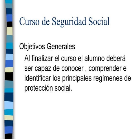 Presentaciòn seguridad social uda | PDF