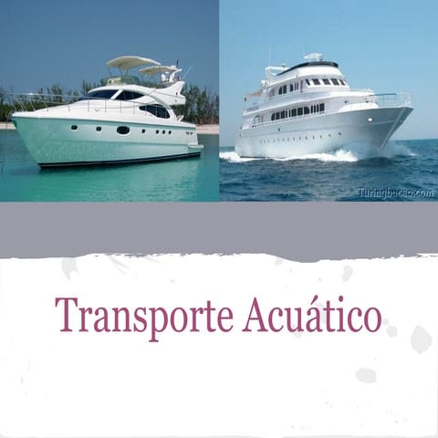 Transporte Acuático | PDF