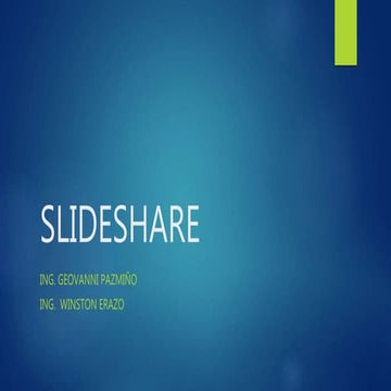 Presentación slideshare | PPTX