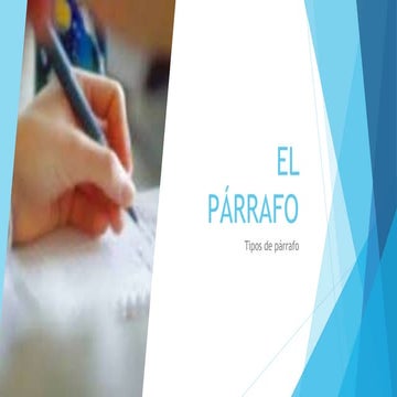 PRESENTACIÓN SOBRE TIPOS DE PÁRRAFOS..pptx