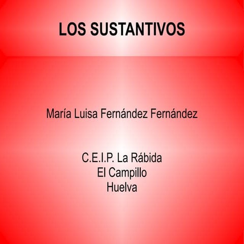 Presentación sustantivos | ODP