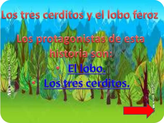 Cuento Los tres cerditos y el lobo feroz | PPT