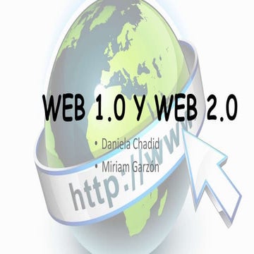 Presentación web 1.0 & 2.0 | PPTX