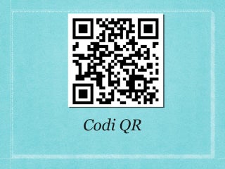 Codis QR usos didàctics | PPT