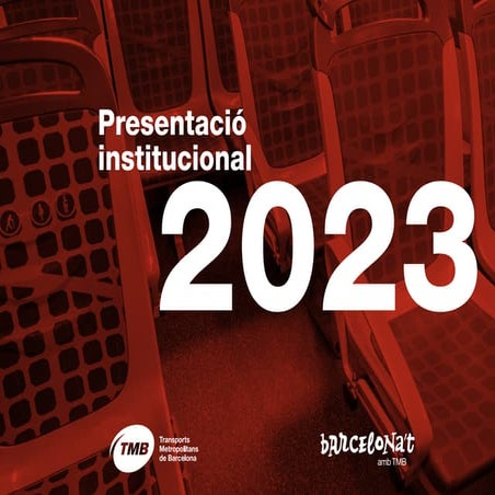 PRESENTACIO INSTITUCIONAL TMB 2023 | PDF