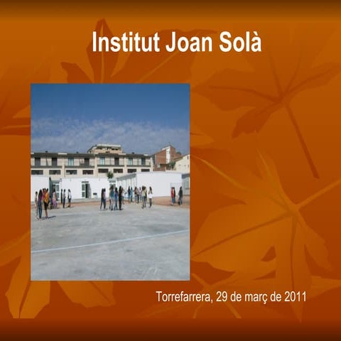 Presentacio joan sola | PPT