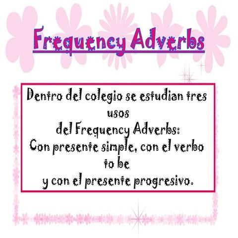 Frequency Adverbs | PDF
