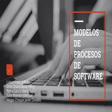MODELOS DEL PROCESOS DE SOFTWARE | PPTX
