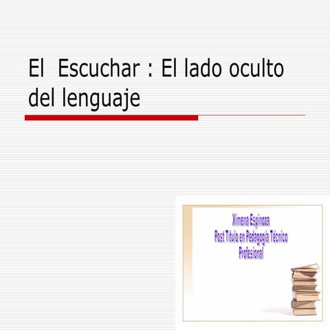 El Escuchar | PPT