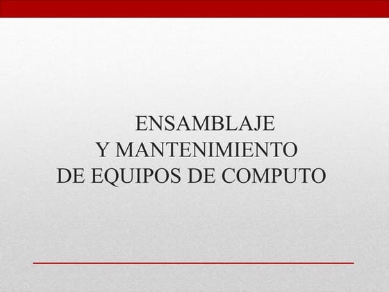 Ficha técnica de equipos de computo | PDF