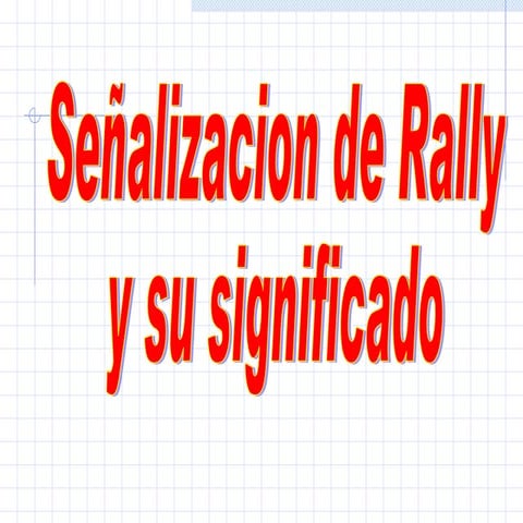 Presentacion Rally Signs | PPT