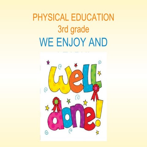 PE, 3rd grade | PPT