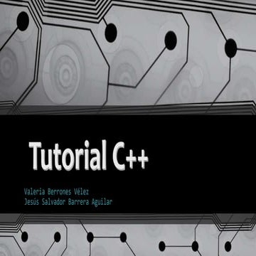 Tutorial C++ | PPTX