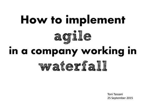 Implement Agile Practices That Work | PPT