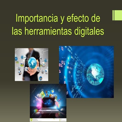 importancia en las herramientas digitales | PPTX | Technology & Computing