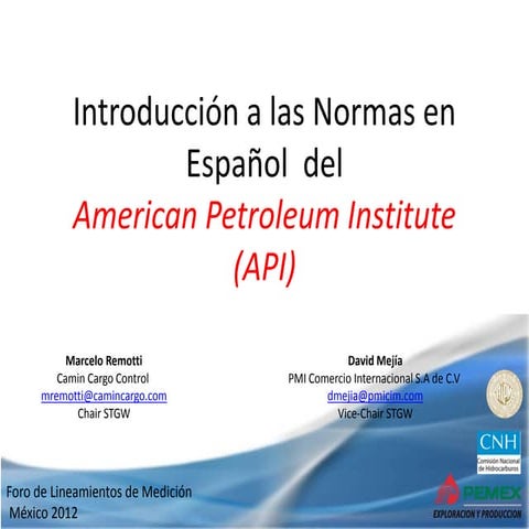 Presentacion 2 1130_1200_normas_api_cnh (1) | PDF