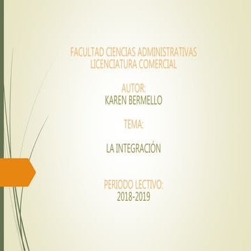 Integracion | PPTX