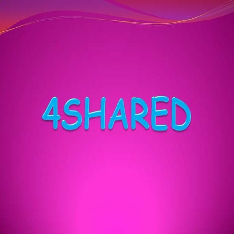 Presentacion 4shared | PPTX