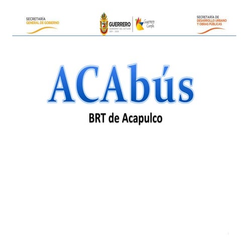 ACABus BRT Acapulco | PDF