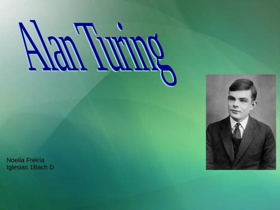 Presentación Alan Turing | PDF