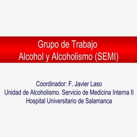 Presentacion Alcohol | PPT