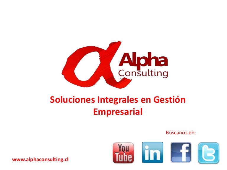 Presentación alpha consulting 2015