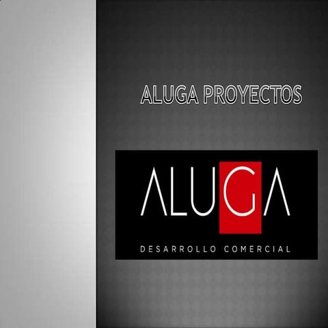 Presentacion aluga proyectos | PPSX