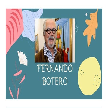 Presentacion artes fernando botero, 29 de julio | PDF | Modern Art ...