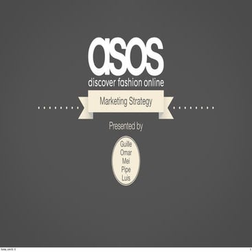 ASOS - Estrategia de Marketing Online | PDF