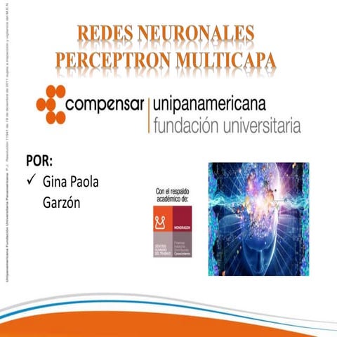 Perceptron Multicapa back-propagation | PPTX