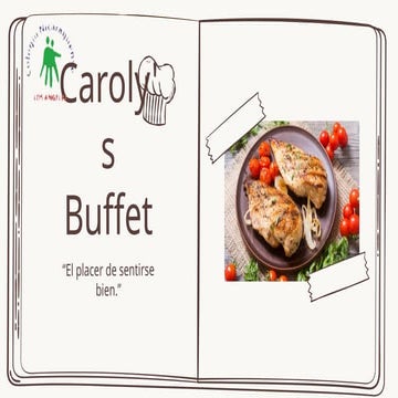 Presentacion de Buffet con Introduccion, Costos y Platillos | PPTX