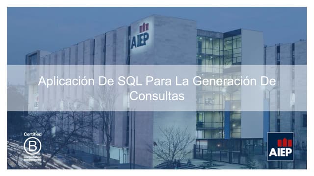 Presentación De Curso Sql Nivel Basicopptx