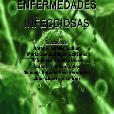 Enfermedades infecciosas: virus, bacterias y la prevención | PPT